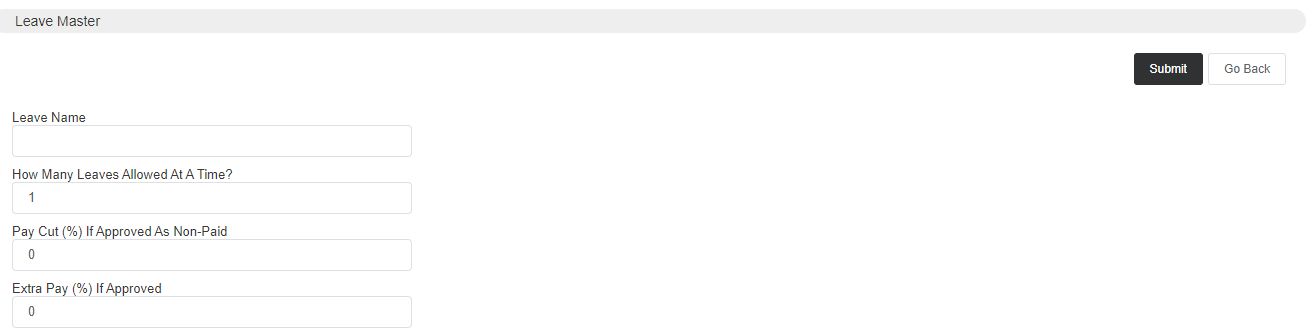 Leave Master – EasyTailorApp.com Support