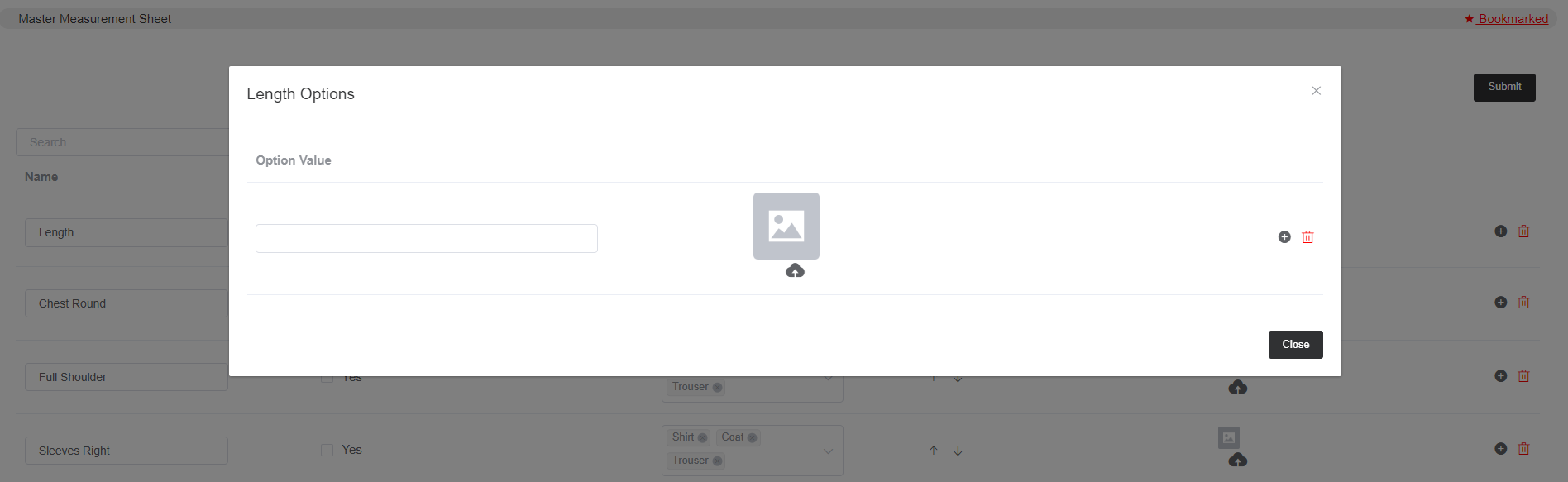 Master Measurement Sheet – EasyTailorApp.com Support