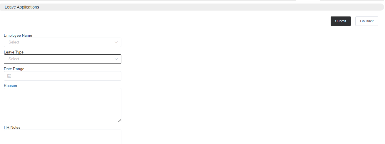 Leave Applications – EasyTailorApp.com Support